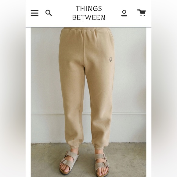 The Things Between | Pants & Jumpsuits | The Things Between Happy Jogger Pants Size Small ...